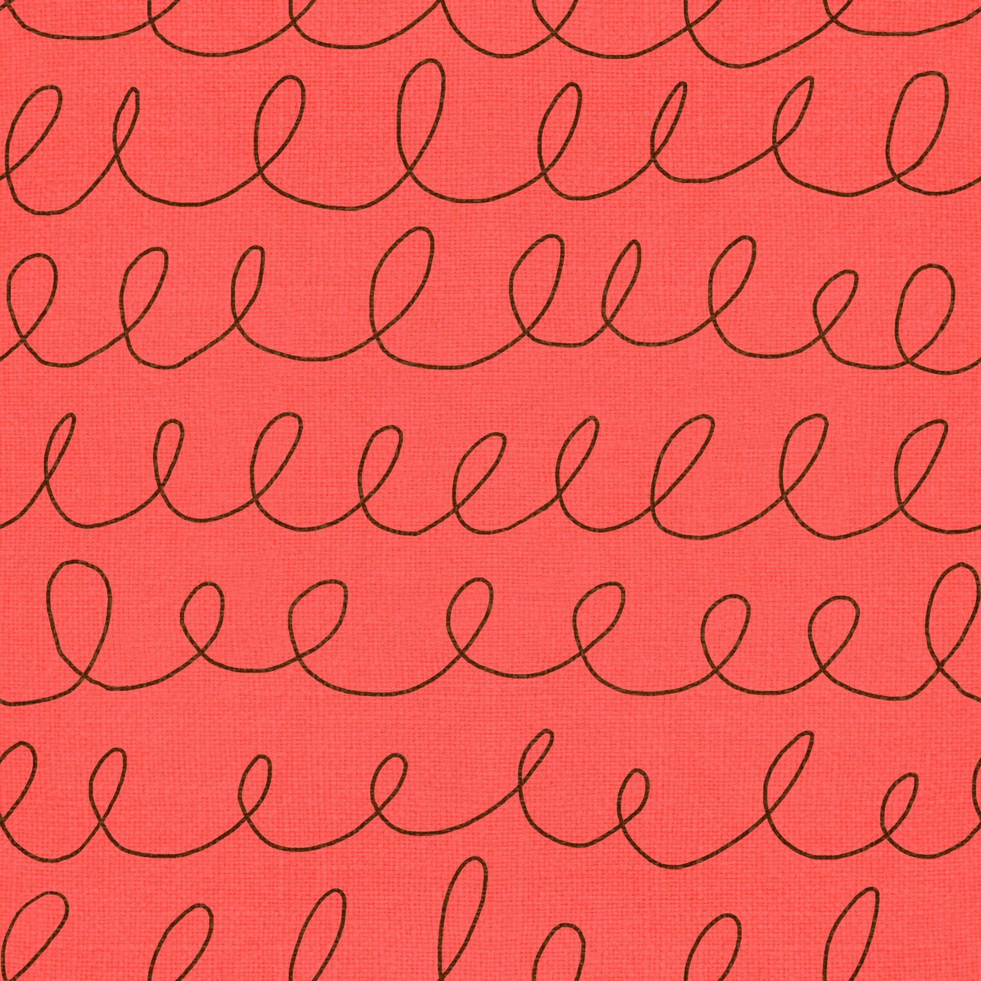 Scribbles Red - Ro Carr Studio